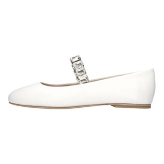 Casadei Femme, Chaussures, Blanc, Taille: 40 EU Ballerines Crystal