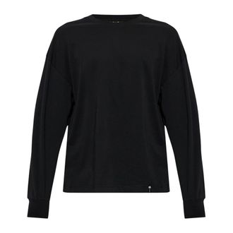 Palm Angels Langarm-T-Shirt aus Baumwolle - - Tops - Herren - Schwarzk - S