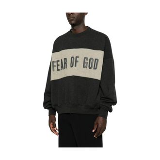 Fear of God Cropped Relaxed Panelled Sweatshirt - - Sweatshirts & Hoodies - Herren - Grau - L