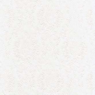 Paper+Design Dinner Prägeservietten Moments - Ornament pearl 40 x 40cm