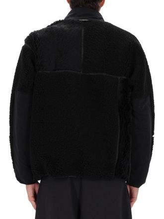 And Wander Mix Boa Jacket - Black