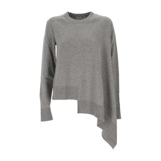 Alexander McQueen Grauer Seide Nylon Pullover - - Knitwear - Damen - Grau - S
