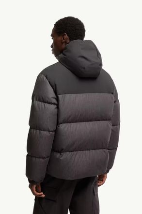 Moncler Quilted Colorblock Down Jacket - Black