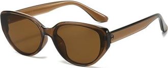Generic Lunettes De Soleil Carr&eacute;es For Hommes, Vacances, Sport, Femmes, Monture Large(Brown)