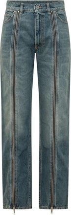 Stella McCartney Straight Zip Jeans - - Jeans - Damen - Blau - W26