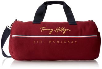 Tommy Hilfiger Herren York Duffle Bag, rot, Duffle Bag
