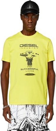 Diesel T-DIEGOR-K69 MAGLIET_Shirt_Gelb_S