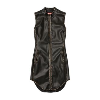 Diesel Elegantes Nero Kleid Aw25 - - Dresses - Damen - Schwarzk - XS