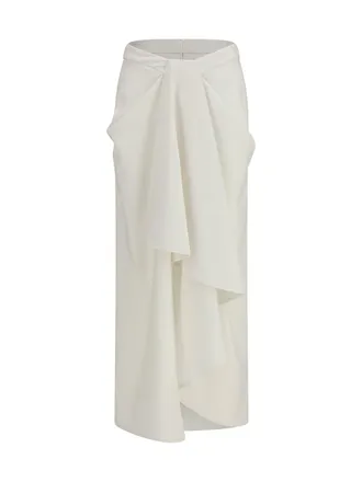 Givenchy Womens Skirt Wool And Mohair White Merino (ovis Aries)