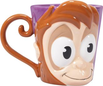 Half Moon Bay Disney Tasse Aladdin Abu lila/braun, 100% Keramik, Fassungsvermögen ca. 500 ml., in Geschenkbox