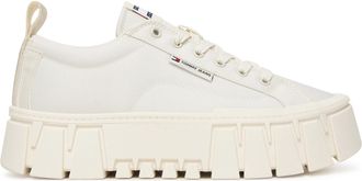Tommy Jeans Sneakers Tommy Jeans Tjw Flatform Chunky Sneaker EN0EN03036 &Eacute;cru