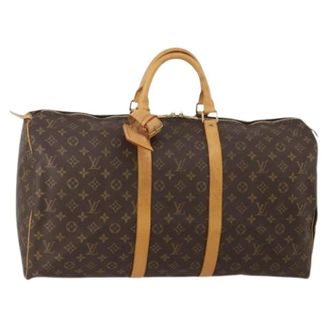 Louis Vuitton Sac Keepall 55 Boston doccasion - Femme - Pre-owned - Brun - Taille: ONE Size