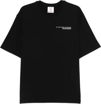 Casablanca Homme, Tops, Noir, Taille: L T-shirt Oversize