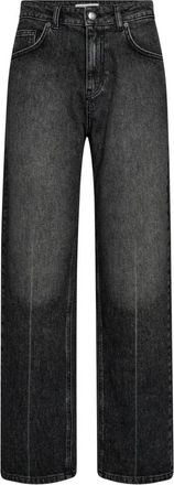 Co'Couture Femme, Jeans, Noir, Taille: 42 FR Straight Crease Jeans