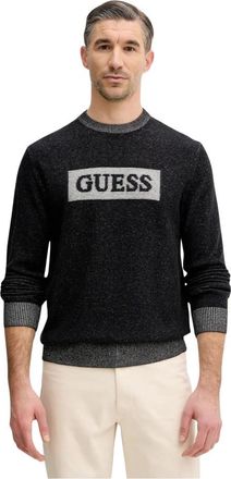 Guess Herren, Strickwaren, Schwarzk, SGr&ouml;&szlig;e