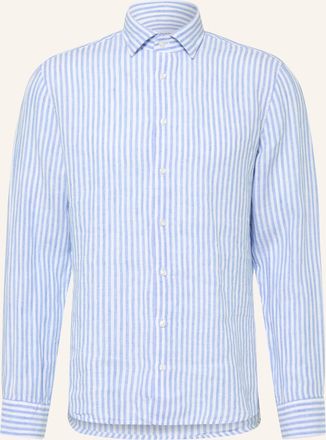 Seidensticker Seidensticker Leinenhemd Shaped Fit blau