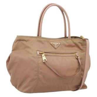 Prada Pre-owned Vintage Tote Bag - - Pre-owned - Damen - Beige - ONE SIZE