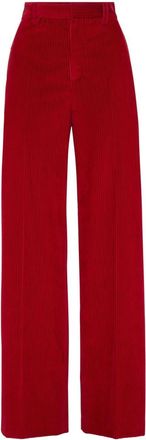 Brunello Cucinelli Cordhose mit weitem Bein - Rot
