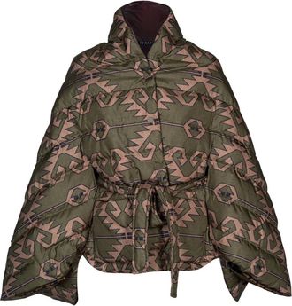 Bazar Deluxe Femme, Vestes, Multicolore, Taille: 36 FR Short Puffer Jacket