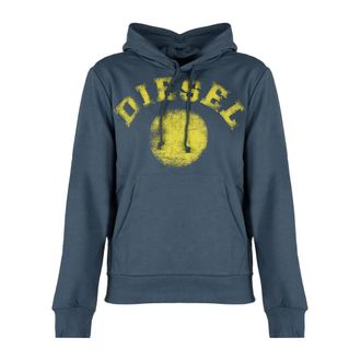 Diesel Ginn Hood - - Sweatshirts & Hoodies - Herren - Blau - M