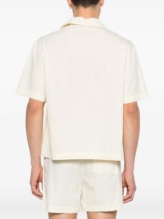Entire studios Point Collar Cotton Shirt - Beige
