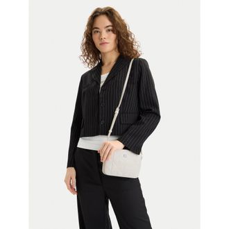 Calvin Klein Handtasche Calvin Klein Quilted Camera Bag LV04F3328G Wei&szlig;