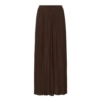Kaffe Maxi Rock - - Skirts - Damen - Braun - XL
