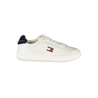 Tommy Hilfiger Wei&szlig;e Leder Damen Sneaker - - Shoes - Damen - Wei&szlig; - 39 EU