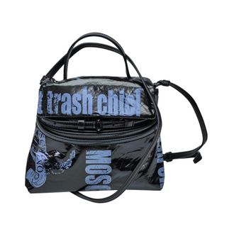 Moschino Femme, Sacs, Noir, Taille: ONE Size Tie Me Trash Chic