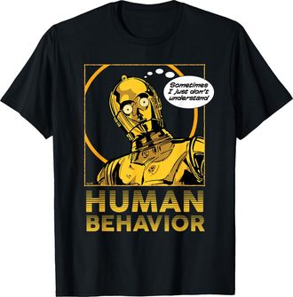 Star Wars C-3PO I Just Dont Understand Human Behavior Quote T-Shirt
