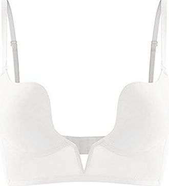 Generic Soutien-gorge 2026 pour femme avec bretelles convertibles en U, blanc, 100D