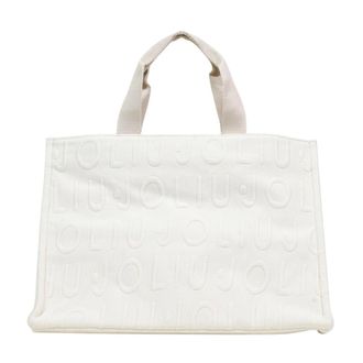 Liu Jo Femme, Sacs, Beige, Taille: ONE Size L Tote Logo Bubble