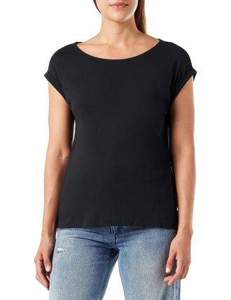 s.Oliver Damen 2137654 T-Shirt kurzarm, Blau, 38