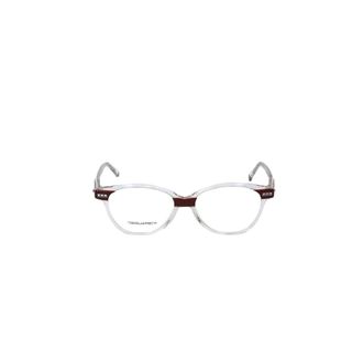 Dsquared2 Femme, Accessoires, Multicolore, Taille: ONE Size Lunettes ovales en ac&eacute;tate transparent