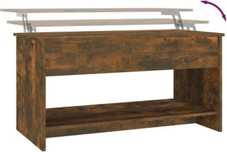 Generic Hochklappbarer Couchtisch, Hochklappbarer Cocktail-Mitteltisch aus Holz mit Verstecktem Staufach, Holzwerkstoff f&uuml;r Wohnzimmer, Wohnung, Kleine Innene