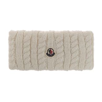 Moncler Logo Stirnband - - Accessories - Damen - Beige - ONE SIZE