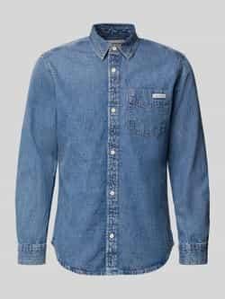 Calvin Klein Jeans Regular Fit Jeanshemd aus reine Baumwolle