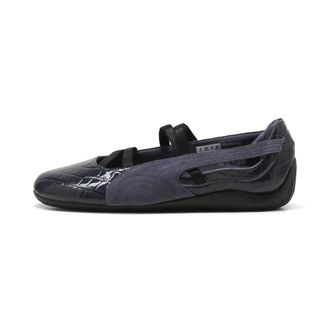 Puma Speedcat Ballet Croc-Texture Sneakers Damen, Schuhe, Grau, 35.5