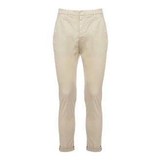 Dondup Homme, Pantalons, Beige, Taille: W33 Slim-fit Pantalons