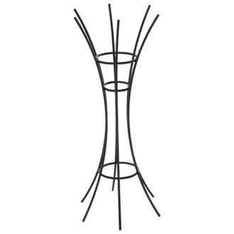 Vosarea Luftpflanzen Halter aus Metall Schwarzer Luftpflanzenständer für Kleine Zimmerpflanzen Luftdurchlässiger Pflanzenhalter für Wohnzimmer und Büro