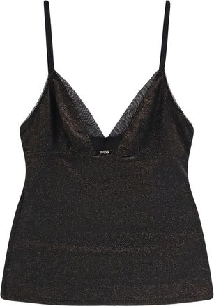 BOSS débardeur à détail en résille Set - Marron