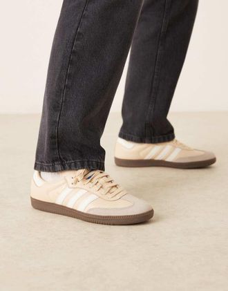 adidas Originals Samba OG - Baskets - Beige et blanc