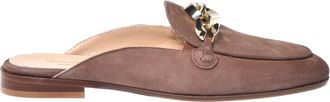 Baldinini Femme, Chaussures, Brun, Taille: 39 EU Taupe suede clogs