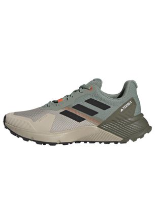 adidas Herren Terrex Soulstride Trail Running Shoes, Silver Green/core Black/semi Impact orange, 41 1/3 EU