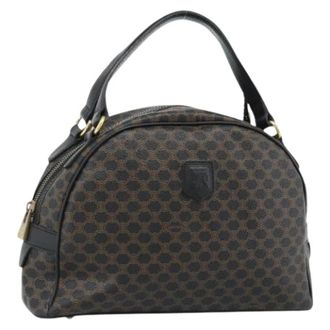 Celine Pre-owned Vintage Macadam Canvas Hand Bag - - Pre-owned - Damen - Schwarzk - ONE SIZE