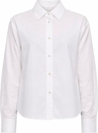 Forte_Forte Femme, Blouses et Chemises, Blanc, Taille: 40 FR Cotton Poplin Boxy Shirt