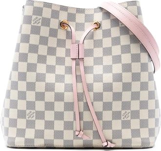 Louis Vuitton Hobo Bags - Damier Azur Neonoe MM - Gr. unisize - in Wei&szlig; - f&uuml;r Damen