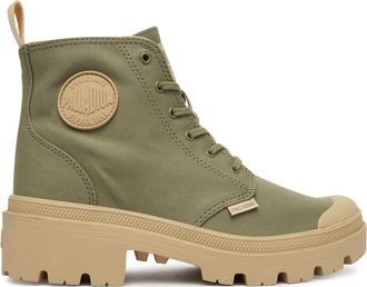 Palladium Schn&uuml;rstiefeletten Palladium Pallabasetwill 96907-333-M Gr&uuml;n