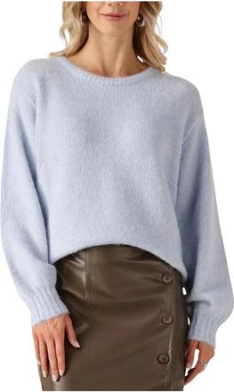 Ydence Ydence, Damen, Strickwaren, Blau, SGröße