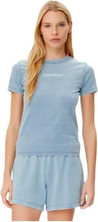 Guess Femme, Tops, Bleu, Taille: 40 FR T-shirt
